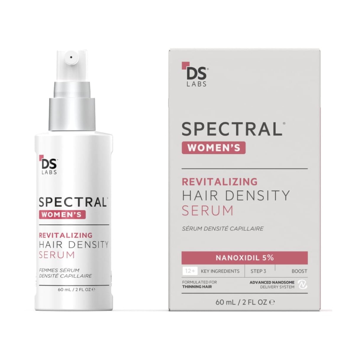 Suero Capilar DS Labs Spectral Women 60ml Nanoxidil 5 | Lider
