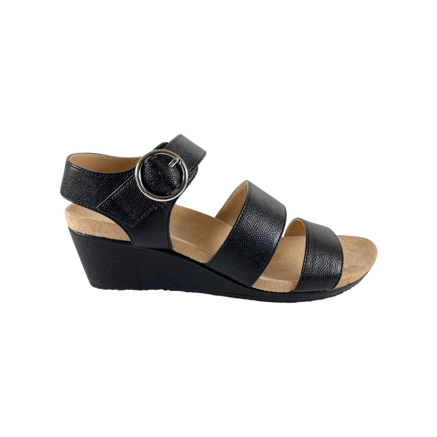 Sandalia Life Stride Mujer Muse negro 38.5 | Lider