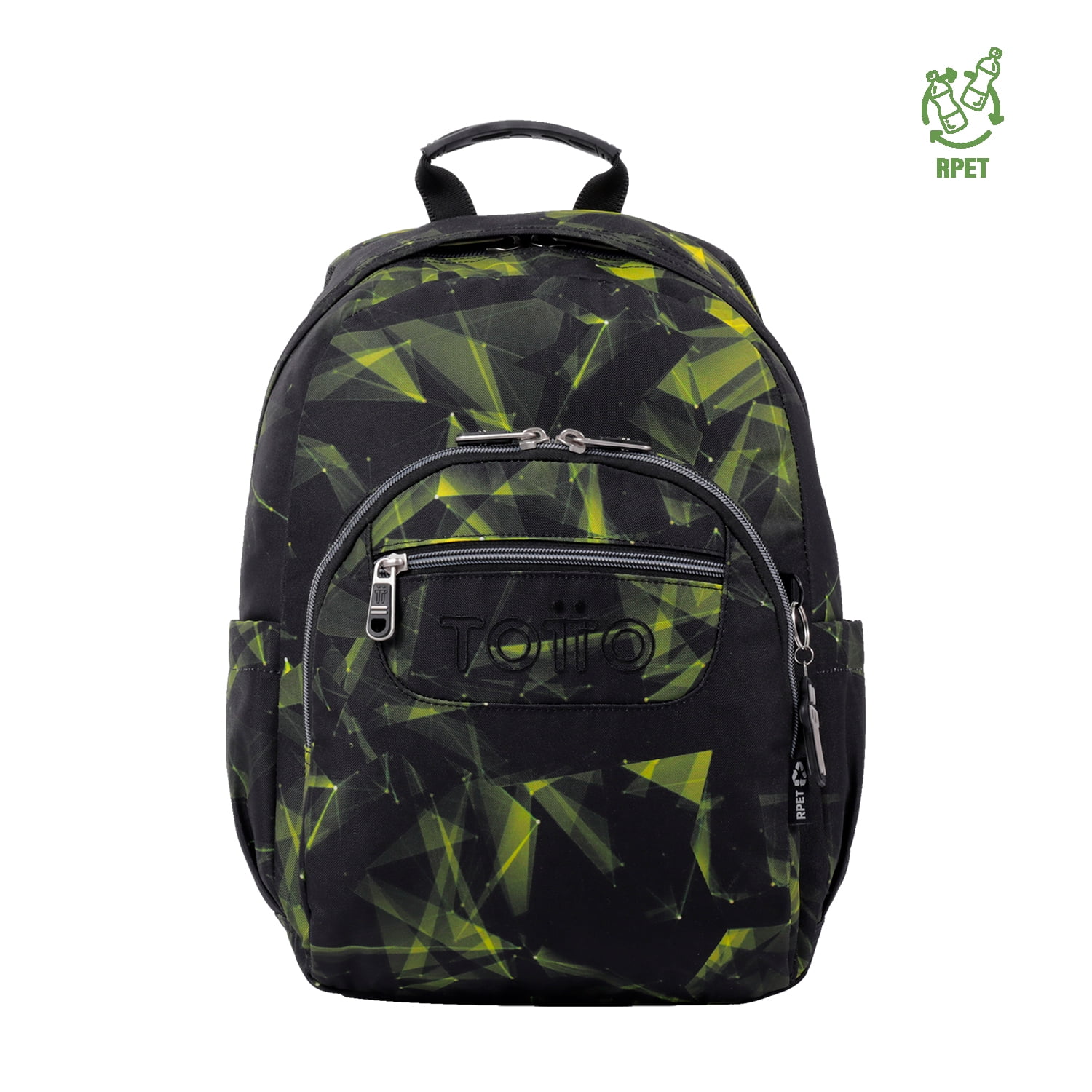 Mochila Escolar Gommas RPET Negro Renjae | Lider