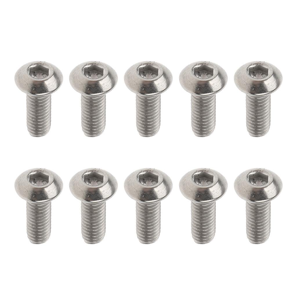 Tornillos Hexagonales de Aluminio, M3 x 15 mm, Pack de 10 | Lider