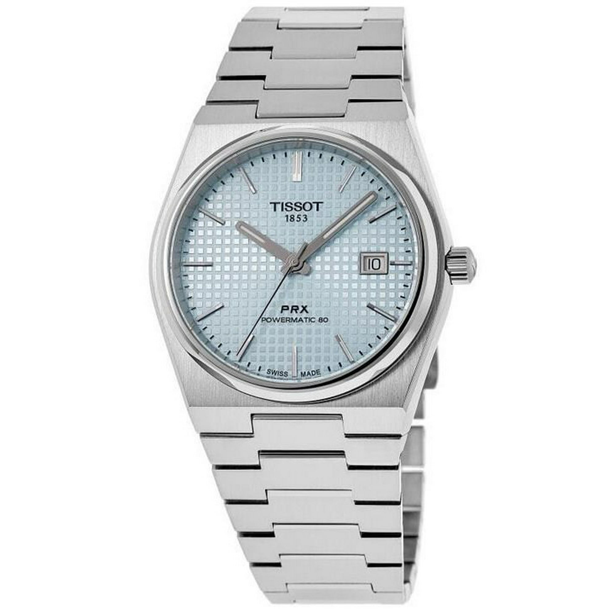 Reloj Tissot PRX T-Classic Powermatic 80 Ice Blue Dial Automatic T137 ...