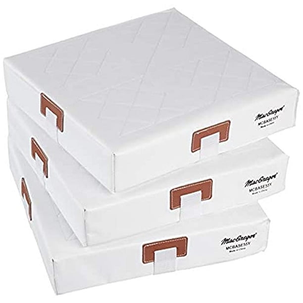 Set de bases MacGregor Heavy Duty Vinyl, tamaño oficial, 15 x 15 ...