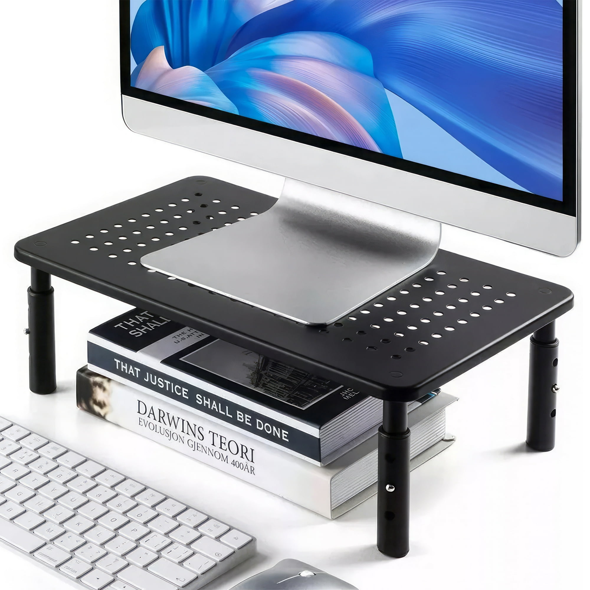 Soporte Base Monitor 3 Niveles Alturas Pc Notebook Pantallas Elevador ...