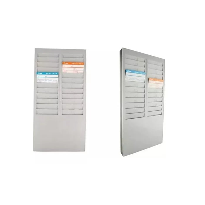 Tarjetero Plástico Para Reloj Control Asistencia 24 Personas | Lider