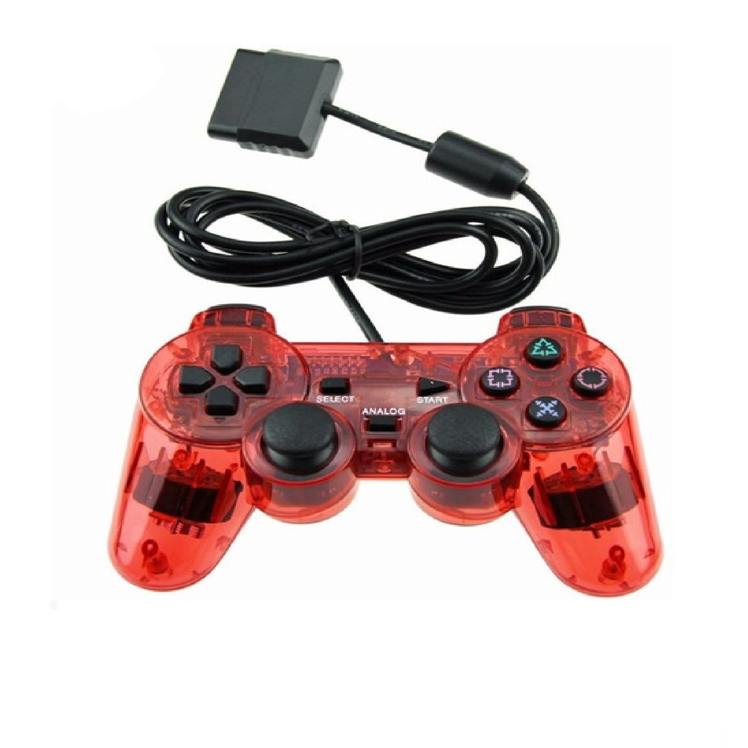 Joystick Compatible Ps2 Control Doble Shock Rojo- Crazygames | Lider