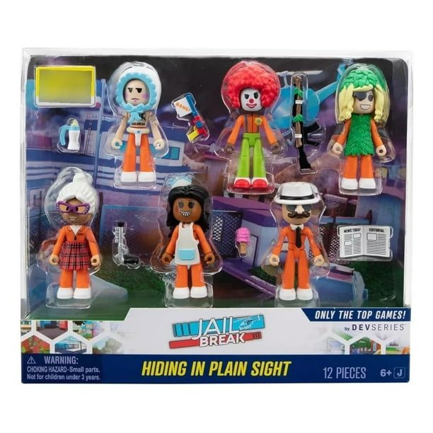 Pack 8 Figuras Roblox Jailbreak | Códigos Virtuales | Lider