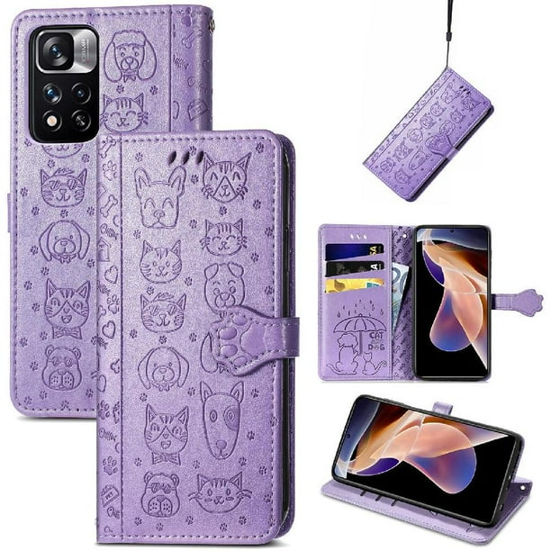 Funda Cartera FOXDOCK para XIAOMI Redmi Note 11 Pro , Flip PU con ...