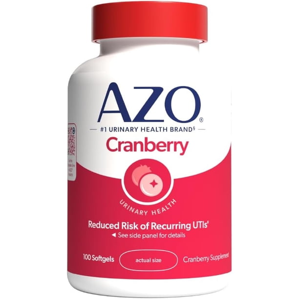 Suplemento AZO Cranberry 100 Capsulas Salud Urinaria | Lider