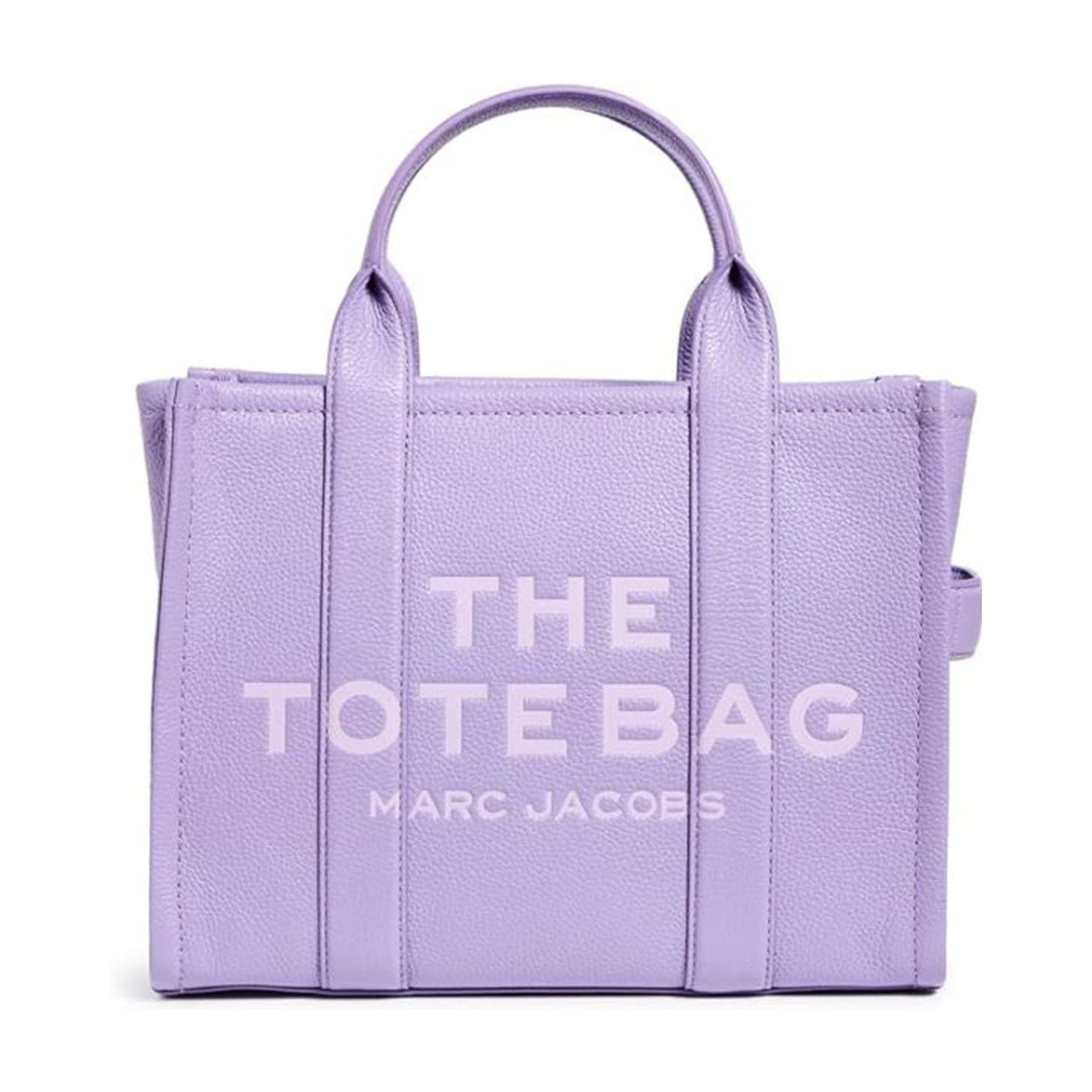 Cartera Marc Jacobs Womens The Leather Medium Tote Bag Lavender ...