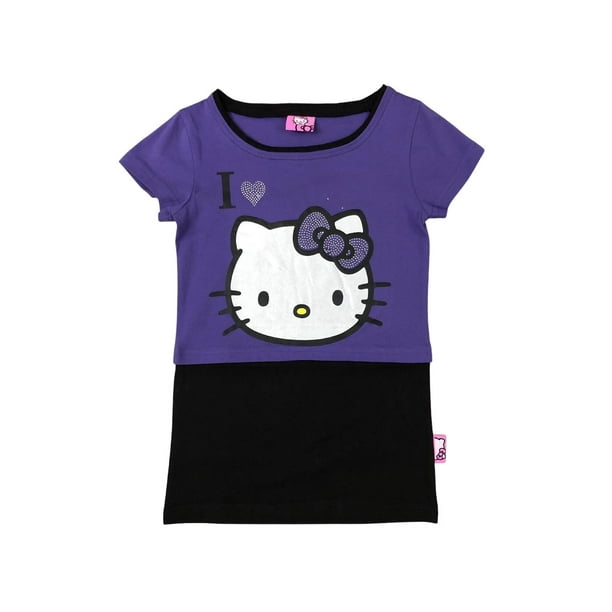 Polera Niña Hello Kitty violeta 14 | Lider