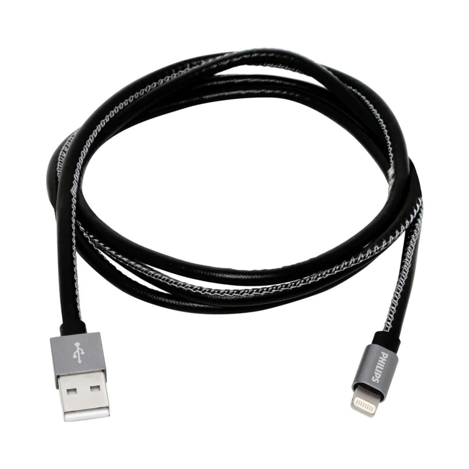 Cable USB A USB Tipo Lightning 1.2Mts Negro C2508 | Lider