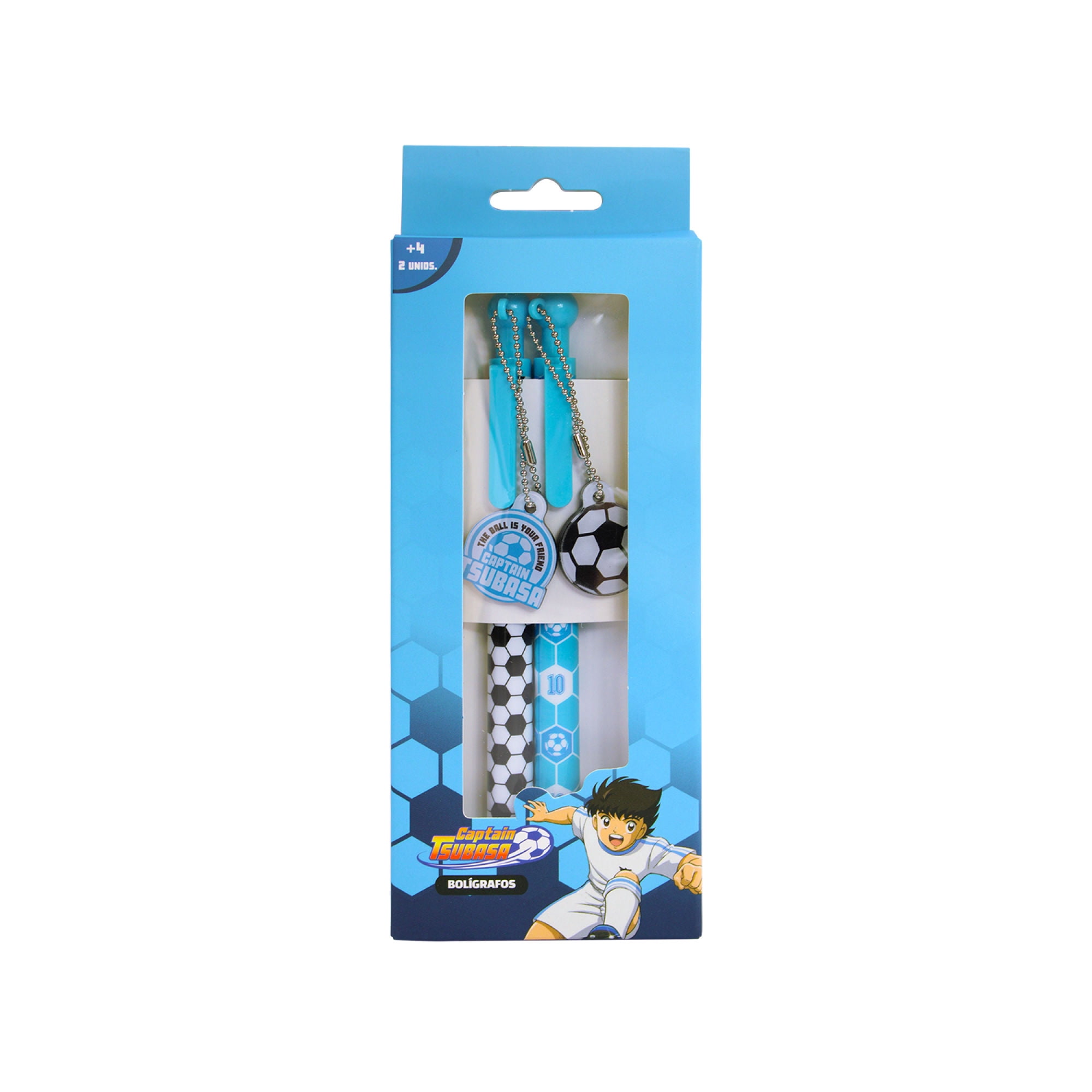 Cap tsubasa set 2 bolígrafos con charm. proarte | Lider