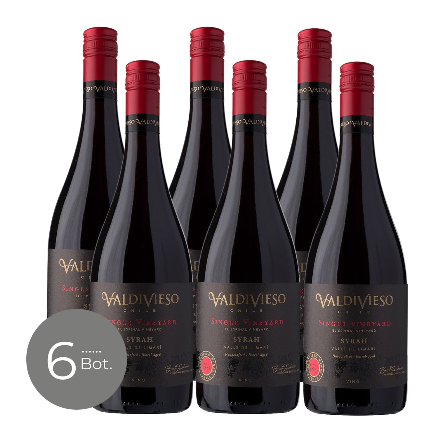 Pack x6 Vino Valdivieso SV Syrah 750 cc | Lider