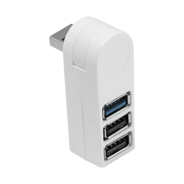 Hub USB 3.0 De 3 Puertos Convertidor Giratorio De 270 Grados Para ...