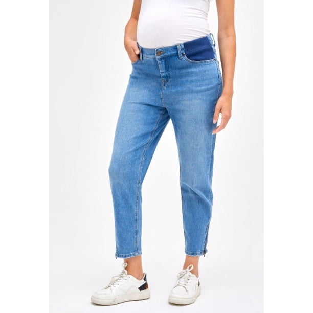 Jeans Mujer Maternal MADE PITILLO CIERRE Celeste 44 | Lider