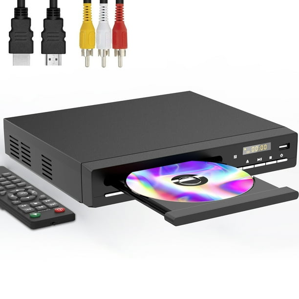Reproductor de DVD 1080P para TV y cine en casa compatible con ...
