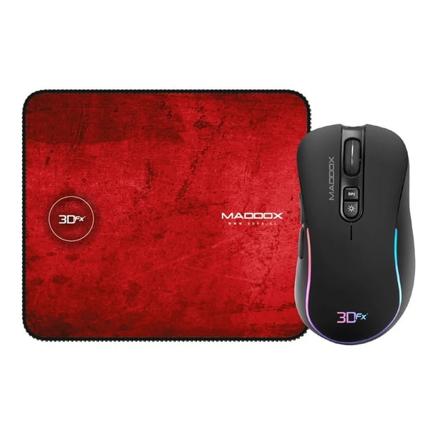 Kit Gamer Mouse + Mouse Pad 3dfx Maddox 3600 Dpi / 9091 | Lider