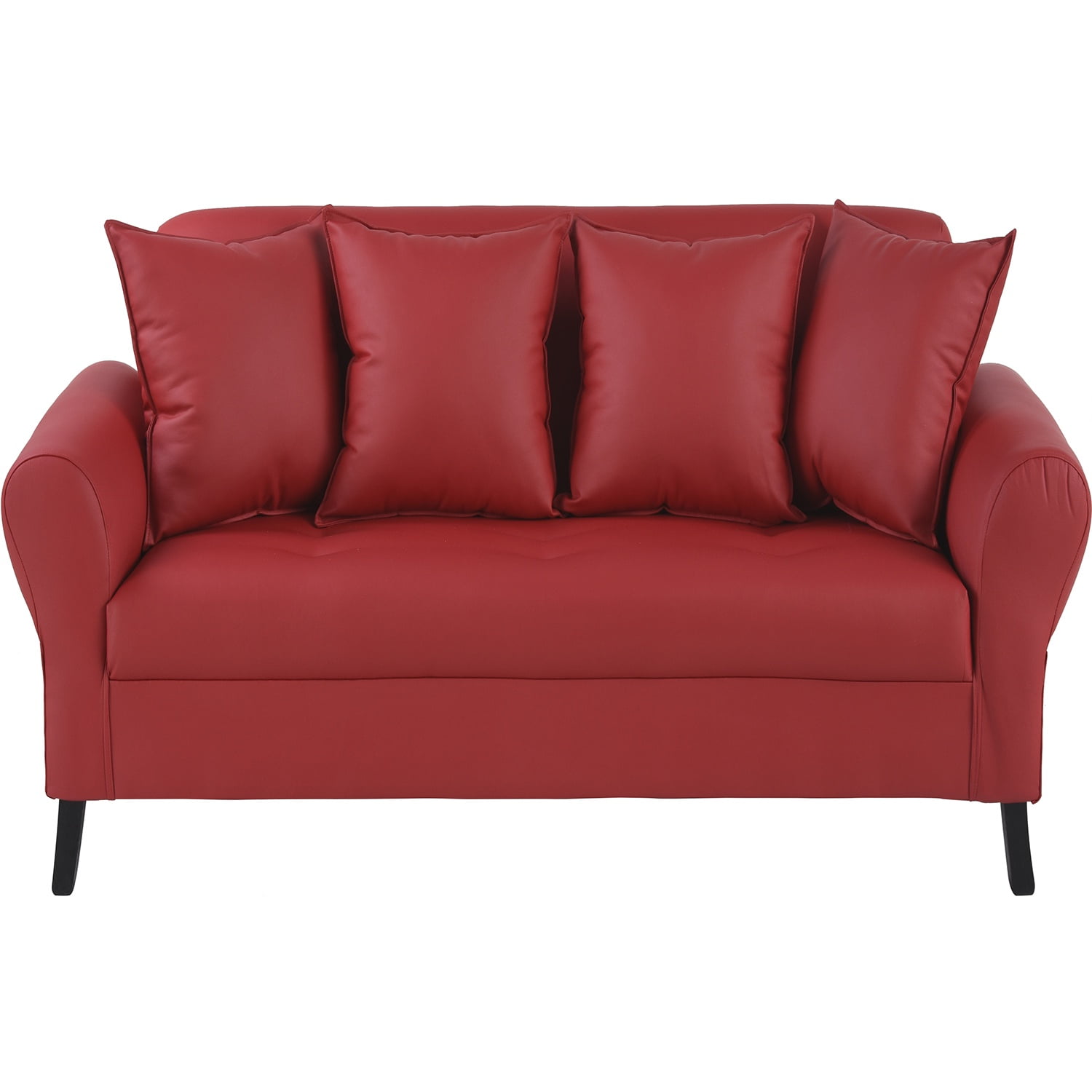 Sofa Lua 3c Pu 20 Rojo | Lider