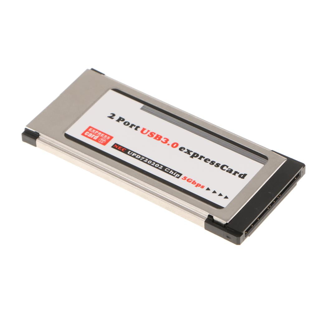 Express Card Expresscard A USB3.0 Adaptador De 2 Puertos Para PC ...