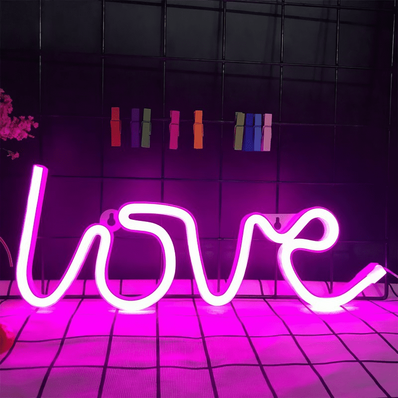 LETRERO ESTILO NEON LOVE /USB/35 X15 CM | Lider