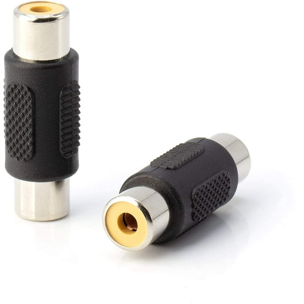 Adaptador RCA, acoplador hembra a hembra, extensor, conector cilíndrico ...