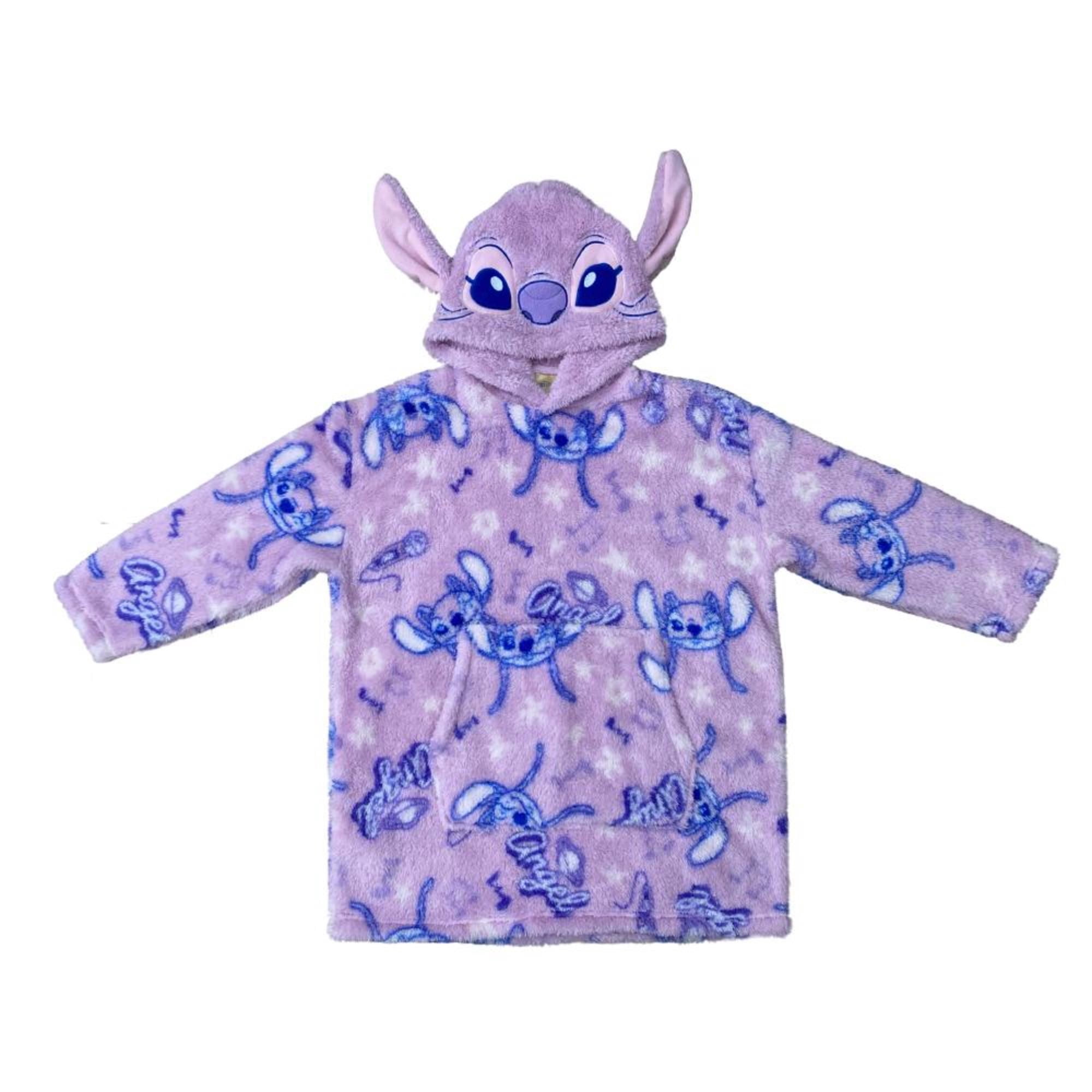 Pijama Con Capucha Stitch Niña