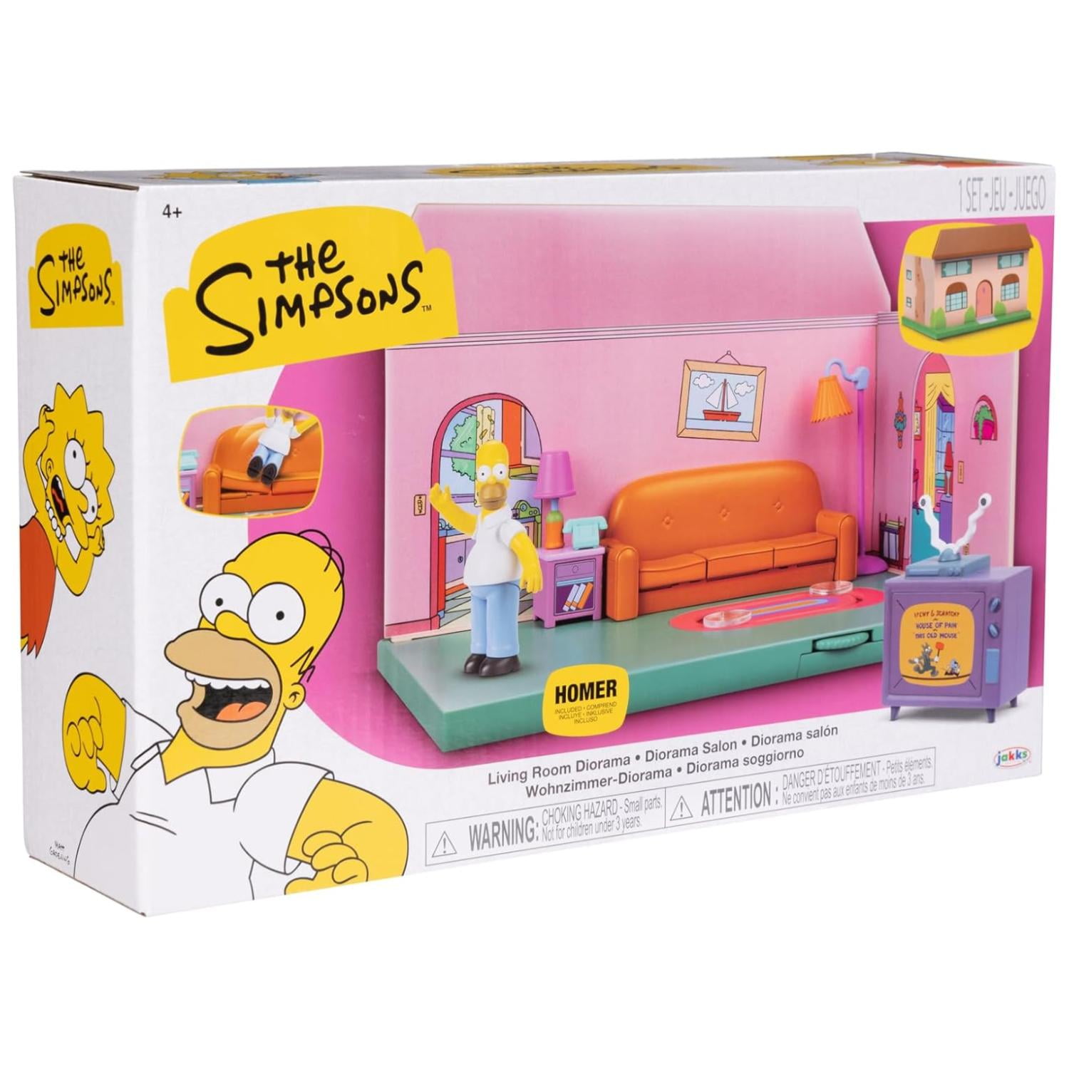 Juguete Casa Living Los Simpsons Con Homero Infantil | Lider