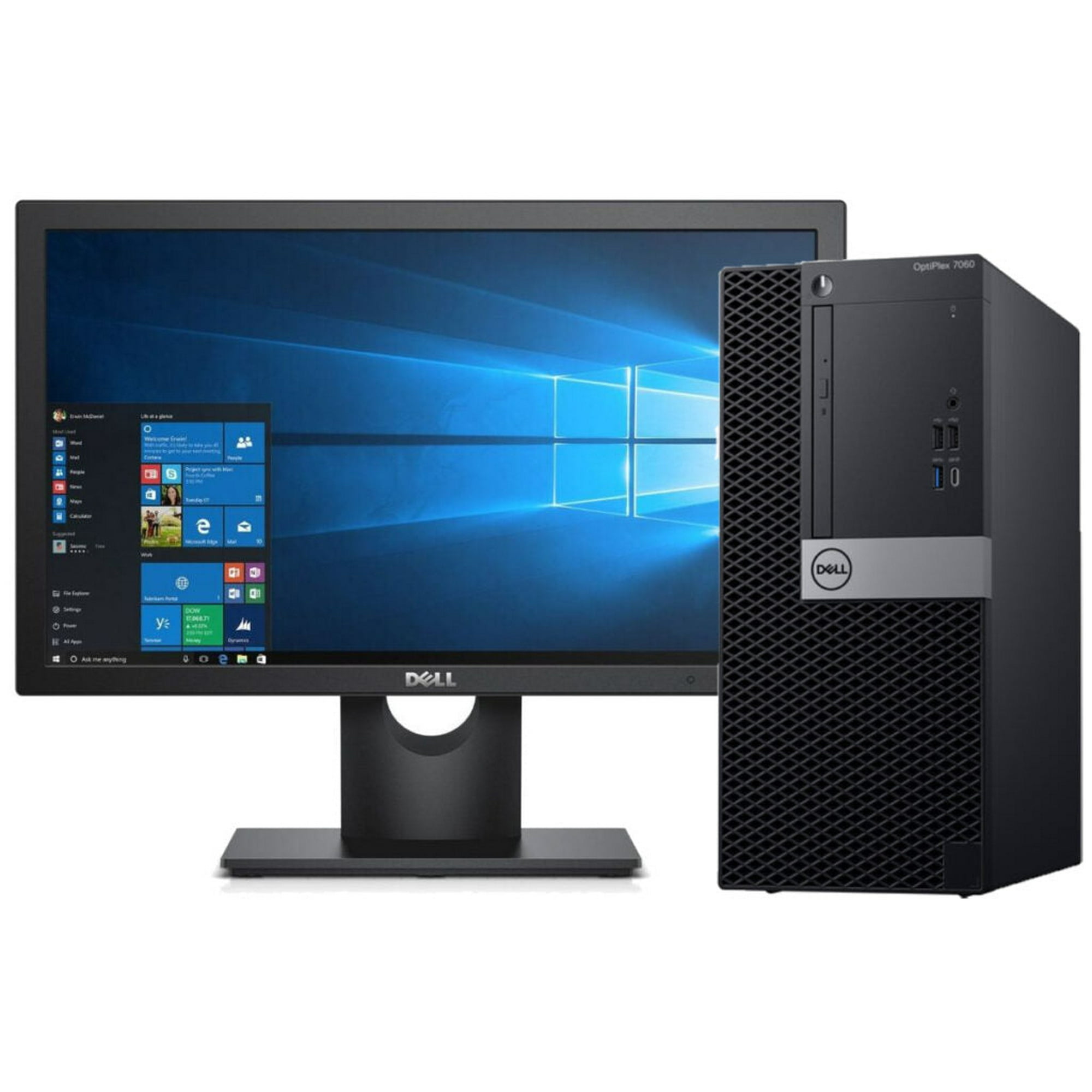 KIT MONITOR + MINI PC Dell Optiplex 7070 Micro i7 16GB 512GB SD Teclado ...