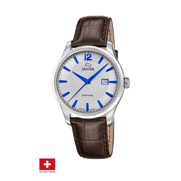 Reloj J1042/2 Jaguar Swiss Plateado Hombre Acamar (Ay-Kuh-Mar) | Lider