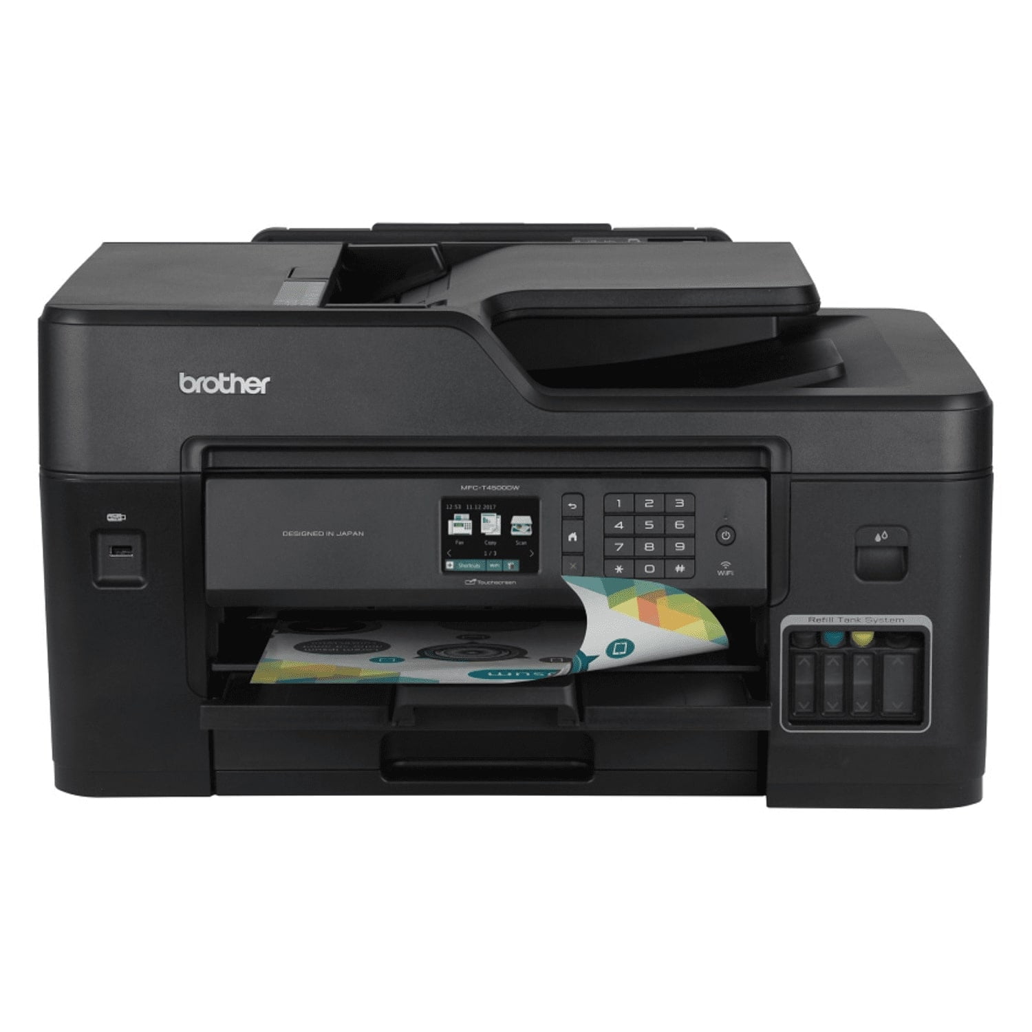 Impresora Multifuncional A3 Brother Mfc-t4500dw Adf Duplex | Lider