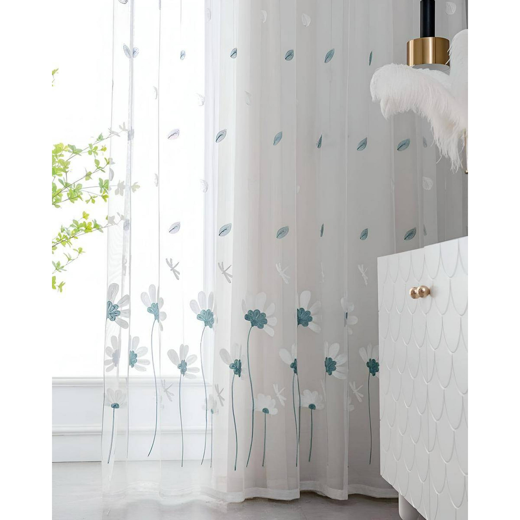 Pack de Visillo transparente con textura 140x230cm | Lider