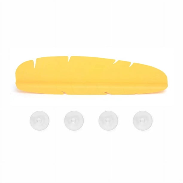 1pc Leaf Shaped Water Splash Guard Silicone Splash Guard With Attached ...