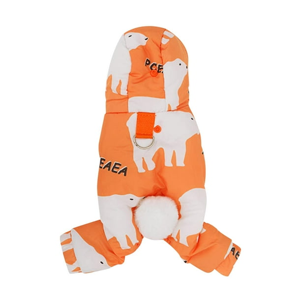 Sudadera Con Capucha De Forro Polar Para Perro, Cómoda Chaqueta De Cuatro Patas Para Caminar ...