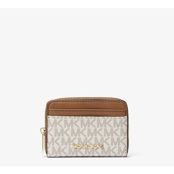 Billetera Michael Kors Zip beige Talla Única | Lider