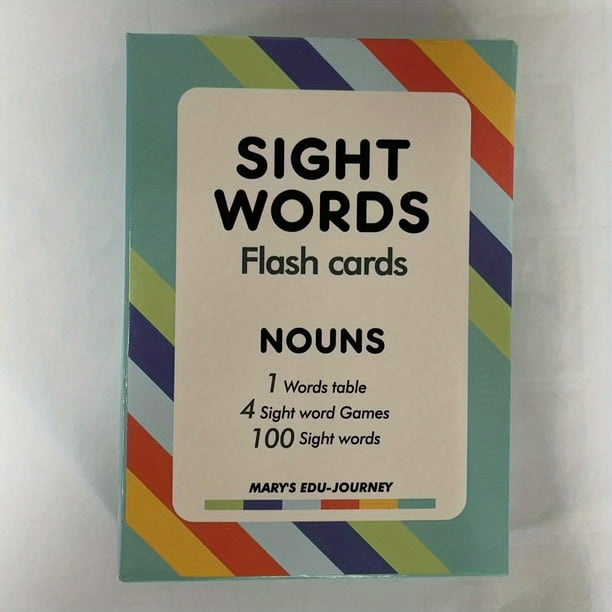 600 Sight Words Flash Cards, Dolch & Fry High Frequency Sight Word ...