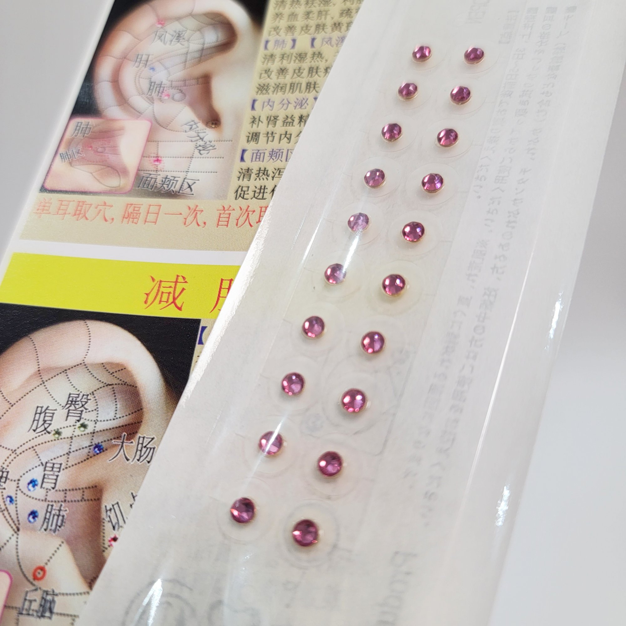 Weight Loss Beauty Health Care New Crystal Ear Acupuncture Point ...