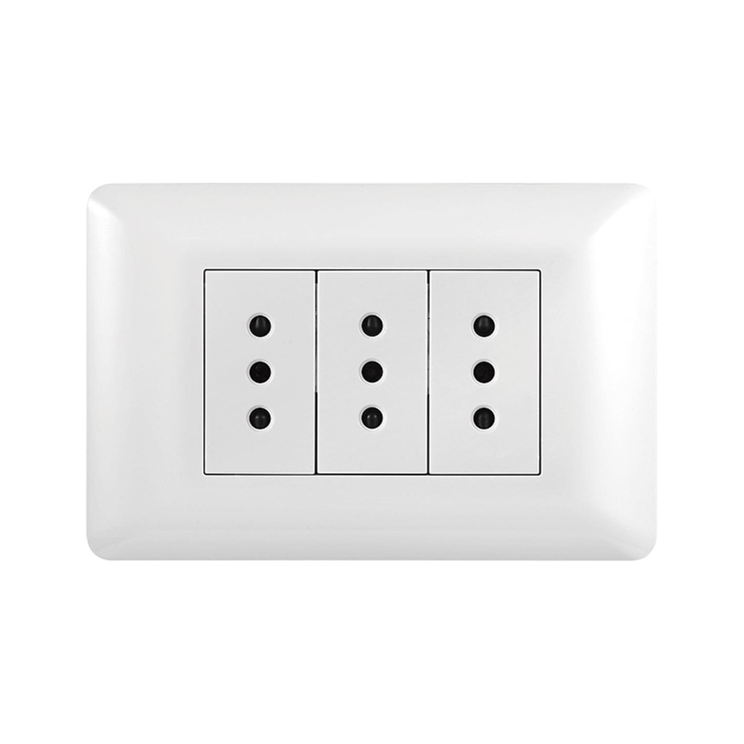 Tomacorriente Triple 10A 250V Blanco | Lider