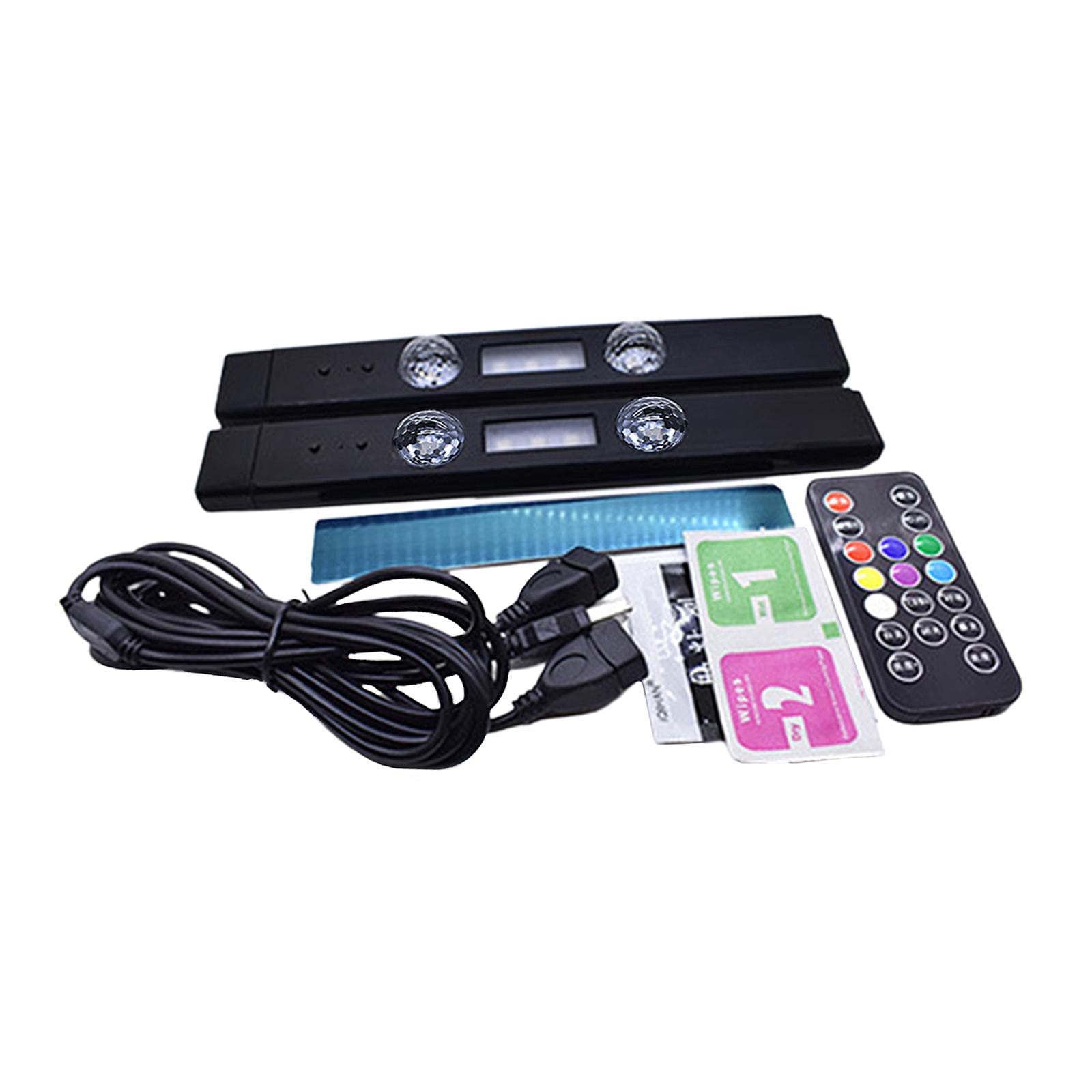 Luces De Interior Para Coche, 2 Piezas Led Usb Enchufable, 7 Colores ...