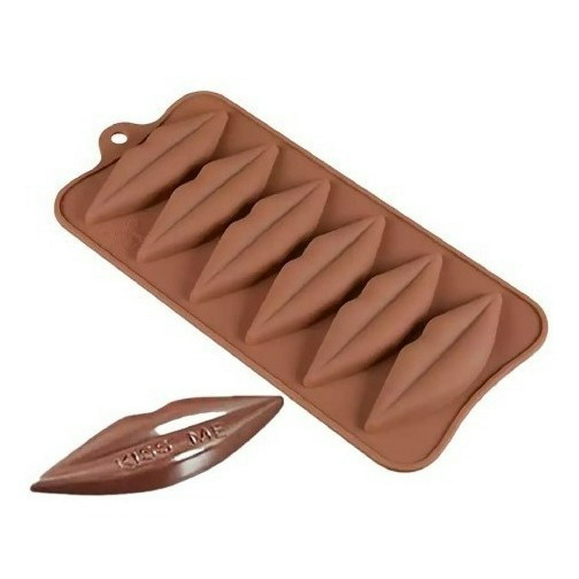 Moldes De Chocolate Beso Molde Chocolate Silicona Beso 6 Cav | Lider