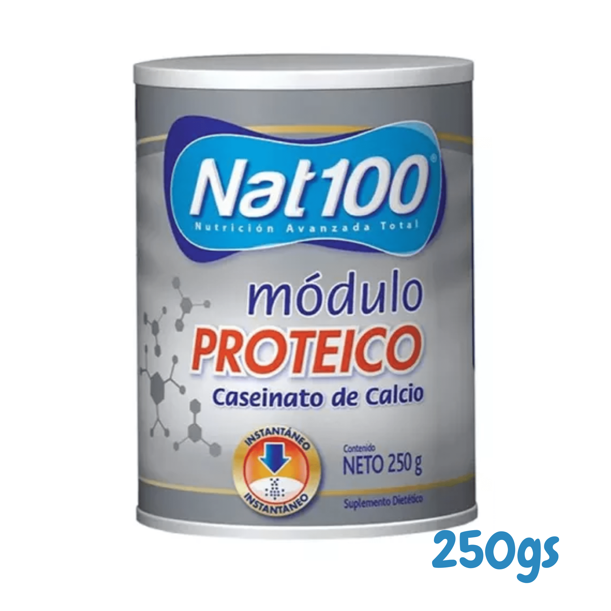 Suplemento Nat100 Modulo Proteico 250 Gr Caseinato De Calcio | Lider