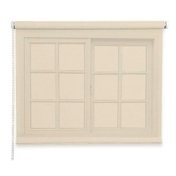 Cortina Roller Rustica Deluxe 60x200 CM Beige | Lider