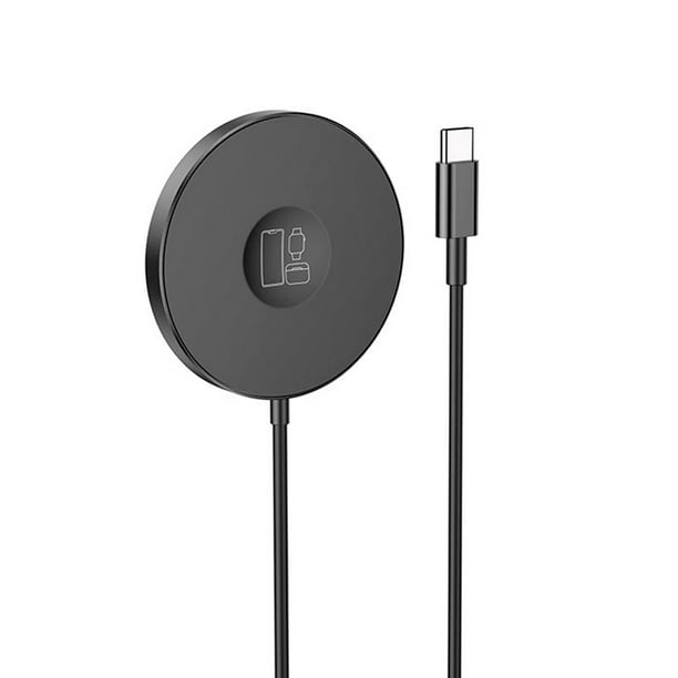 Cargador Inalambrico Hoco Cw41 Delight 3 En 1 15W Negro | Lider