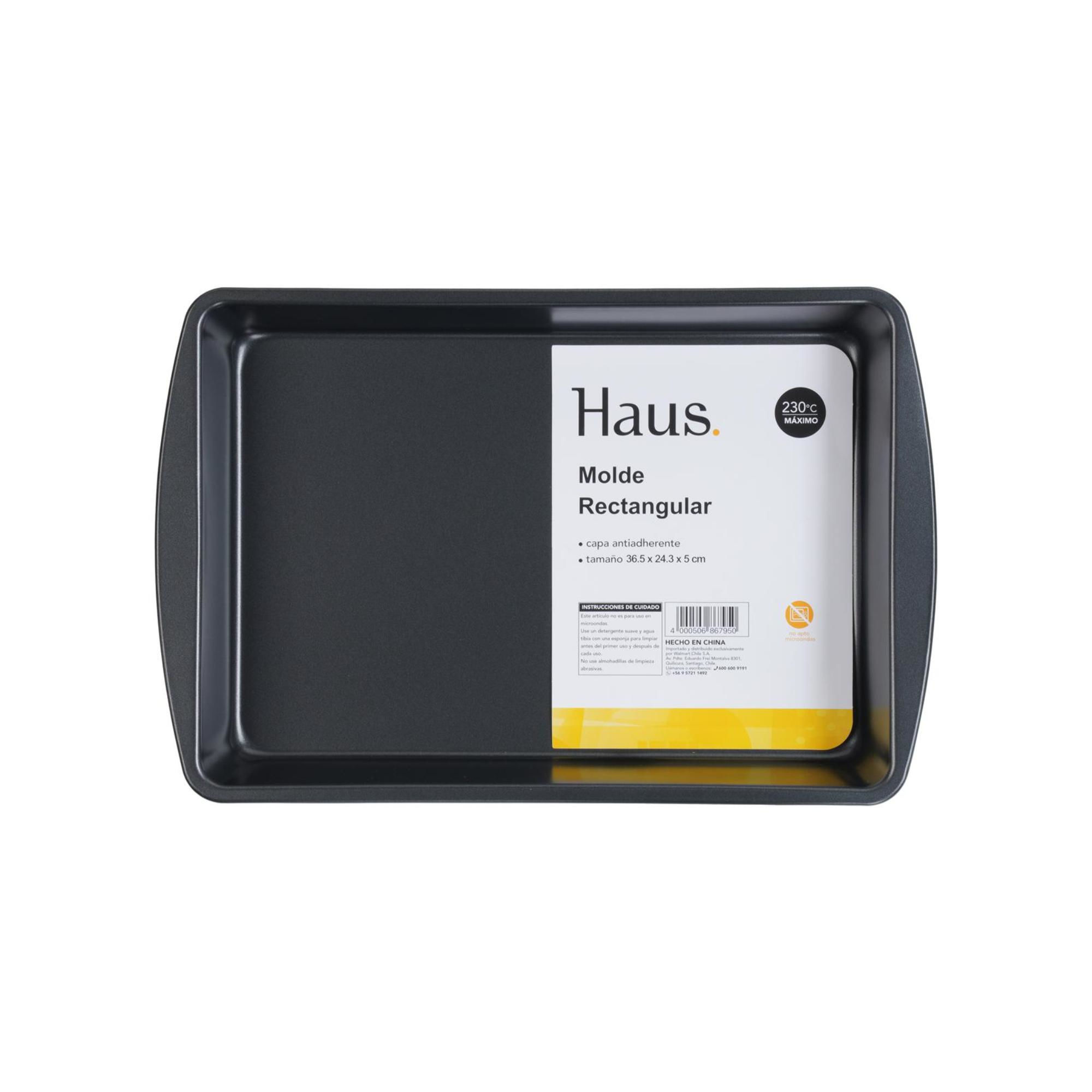 Molde Queque Rectangular Gris | Lider