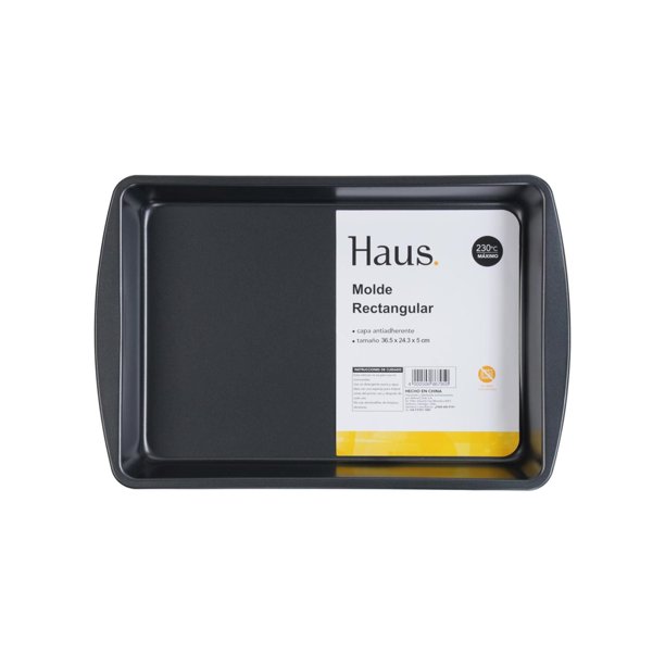 Molde Queque Rectangular Gris | Lider