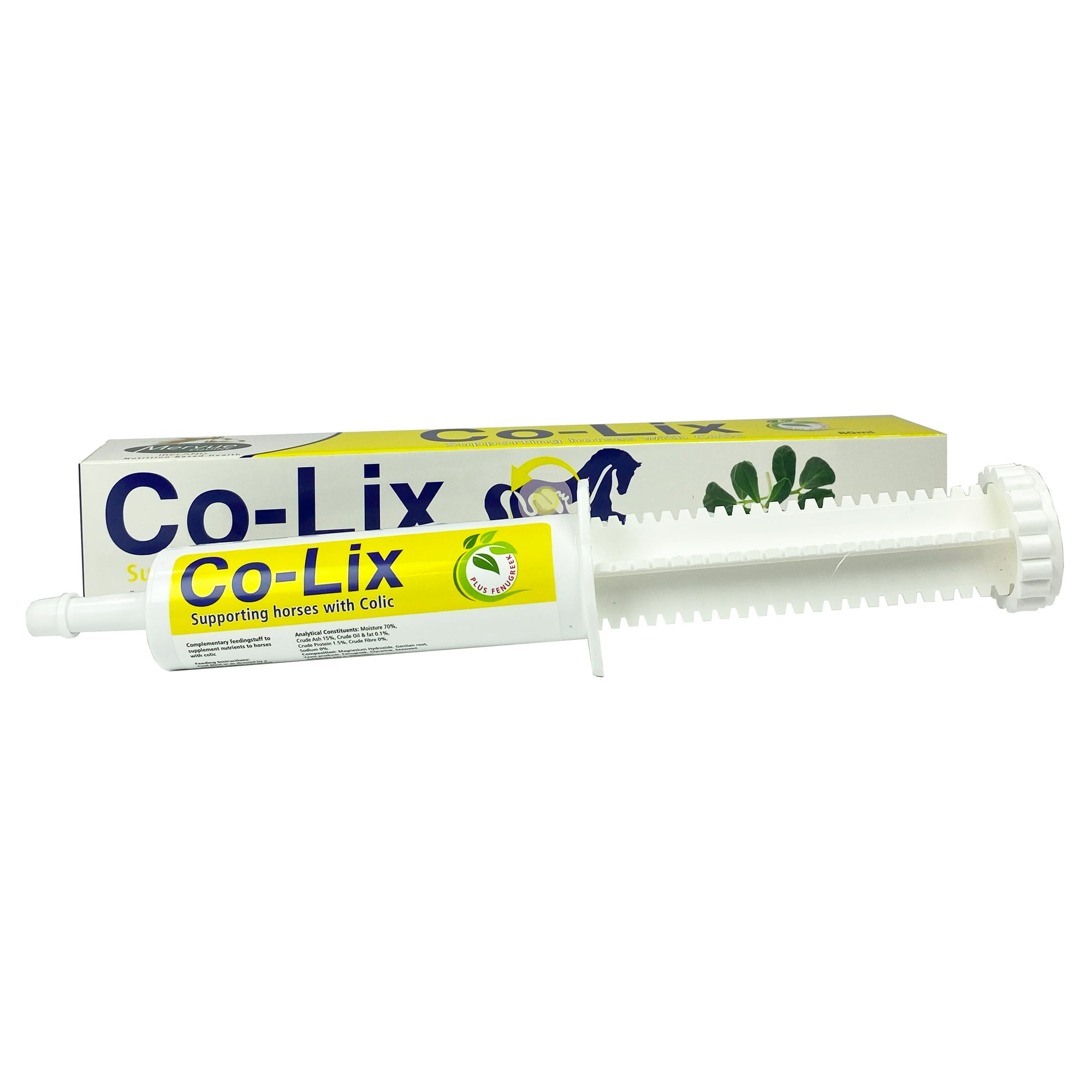 Co‑Lix 80 ml – Apoyo oral para caballos con malestar digestivo o cólico ...