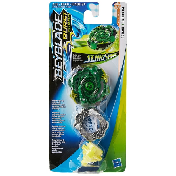 Camiseta única Beyblade Burst Turbo Slingshock Poison-X Hyrus H4 | Lider