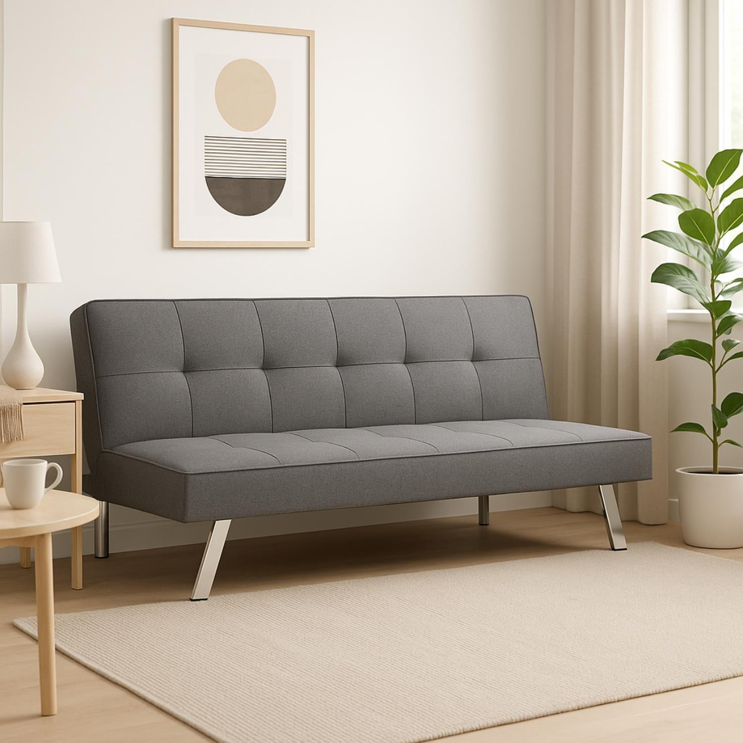 Futon Sofa Cama Grecia Gris gris 2 plazas | Lider