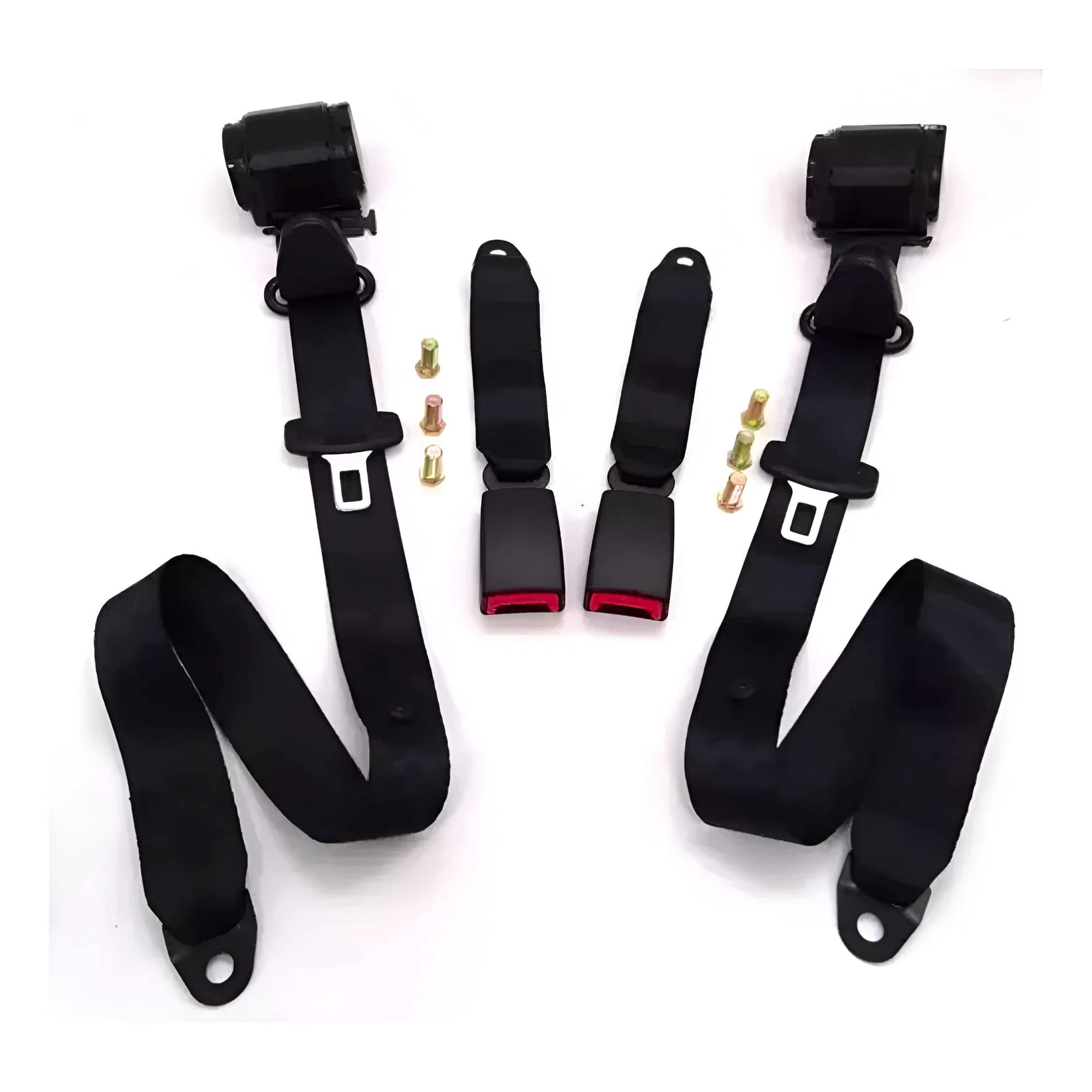 Cinturón de Seguridad de 3 Puntos Universal Retráctil, 2 Pzs | Lider