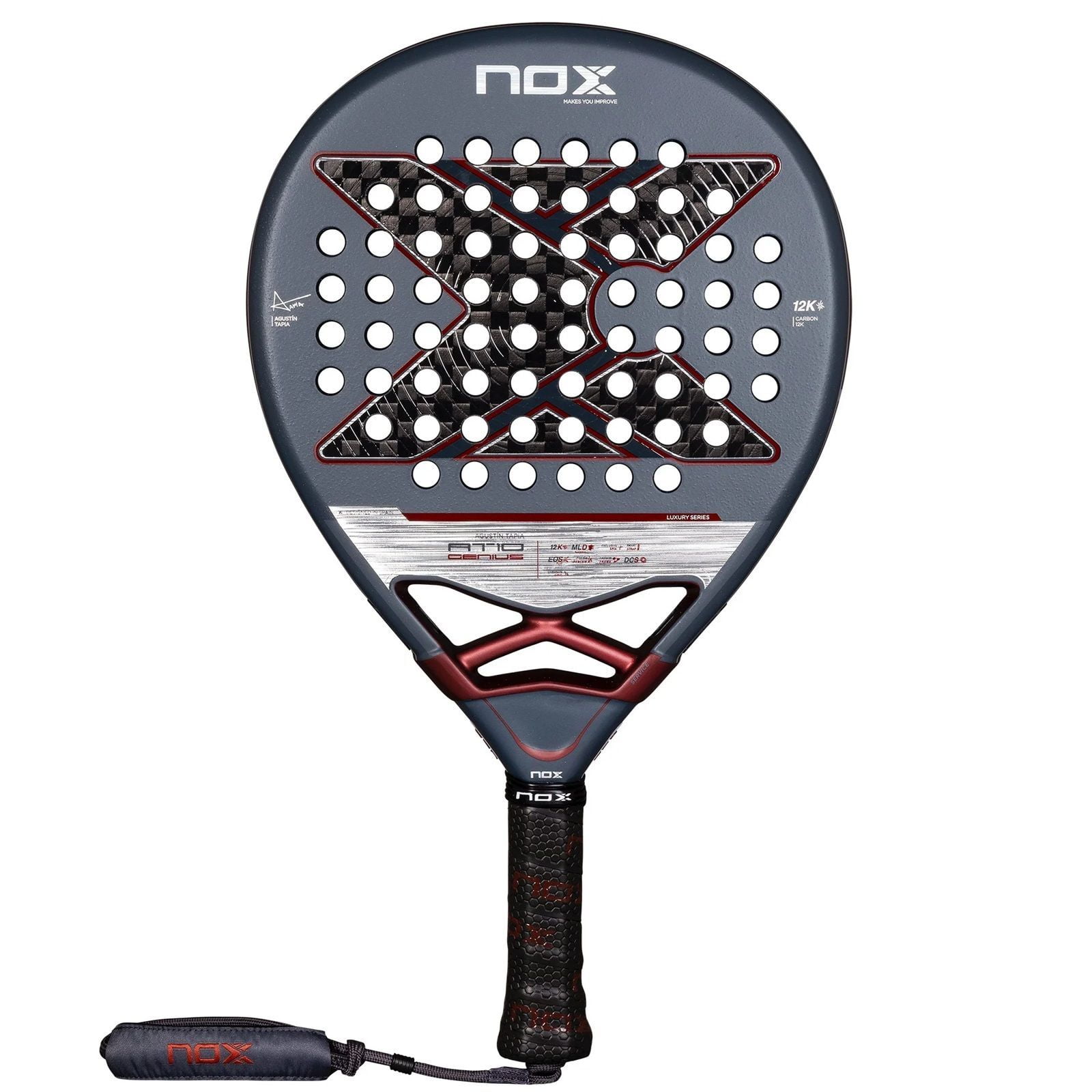 Pala de Padel Nox AT10 Genius 12K by Agustin Tapia 2025 | Lider