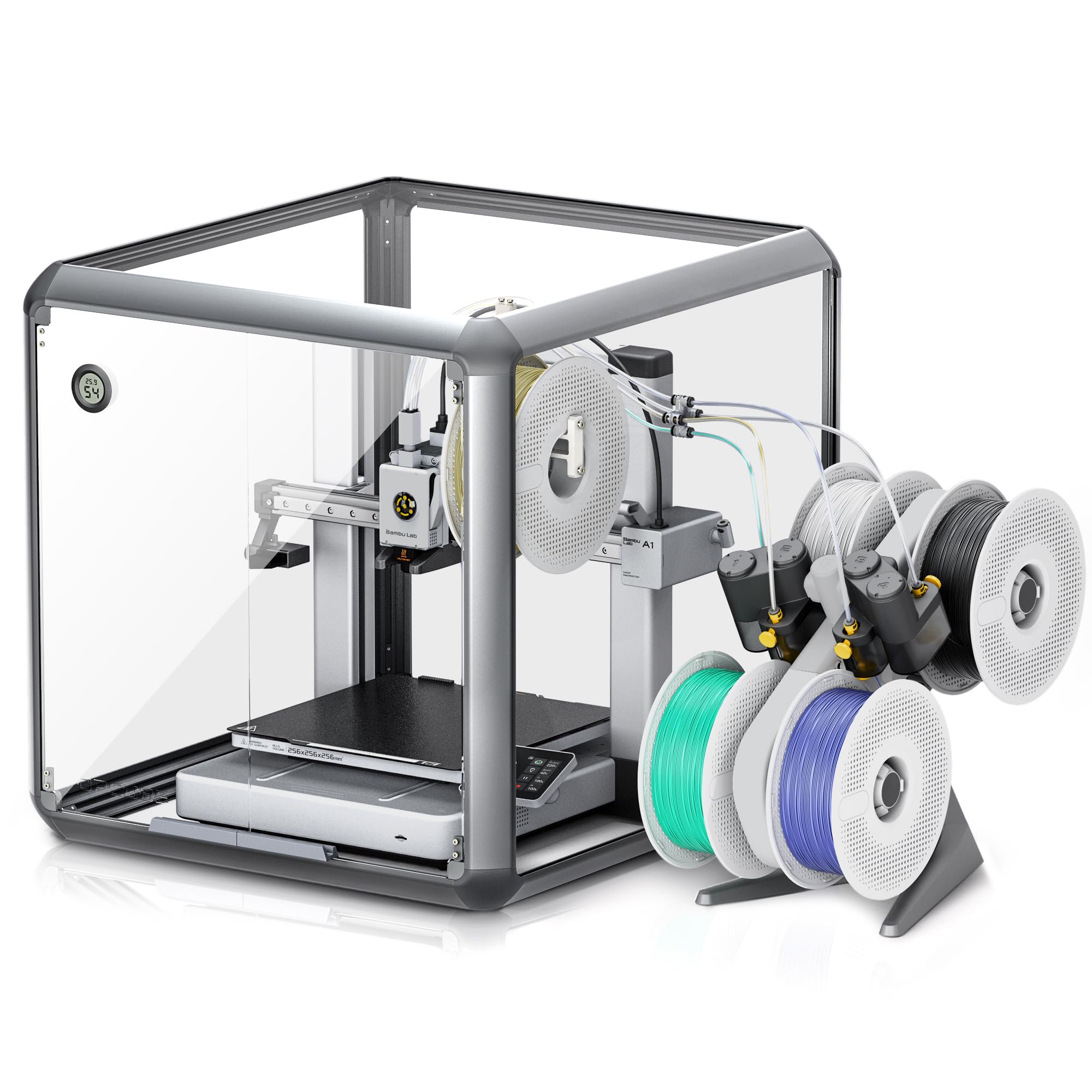 Carcasa Topcube Para Bambu Lab A1 Combo Transparente | Lider